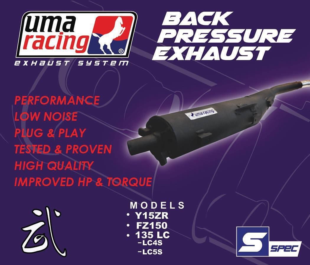 Uma Racing Back Pressure Exhaust - Sniper, Motorcycles, Motorcycle ...