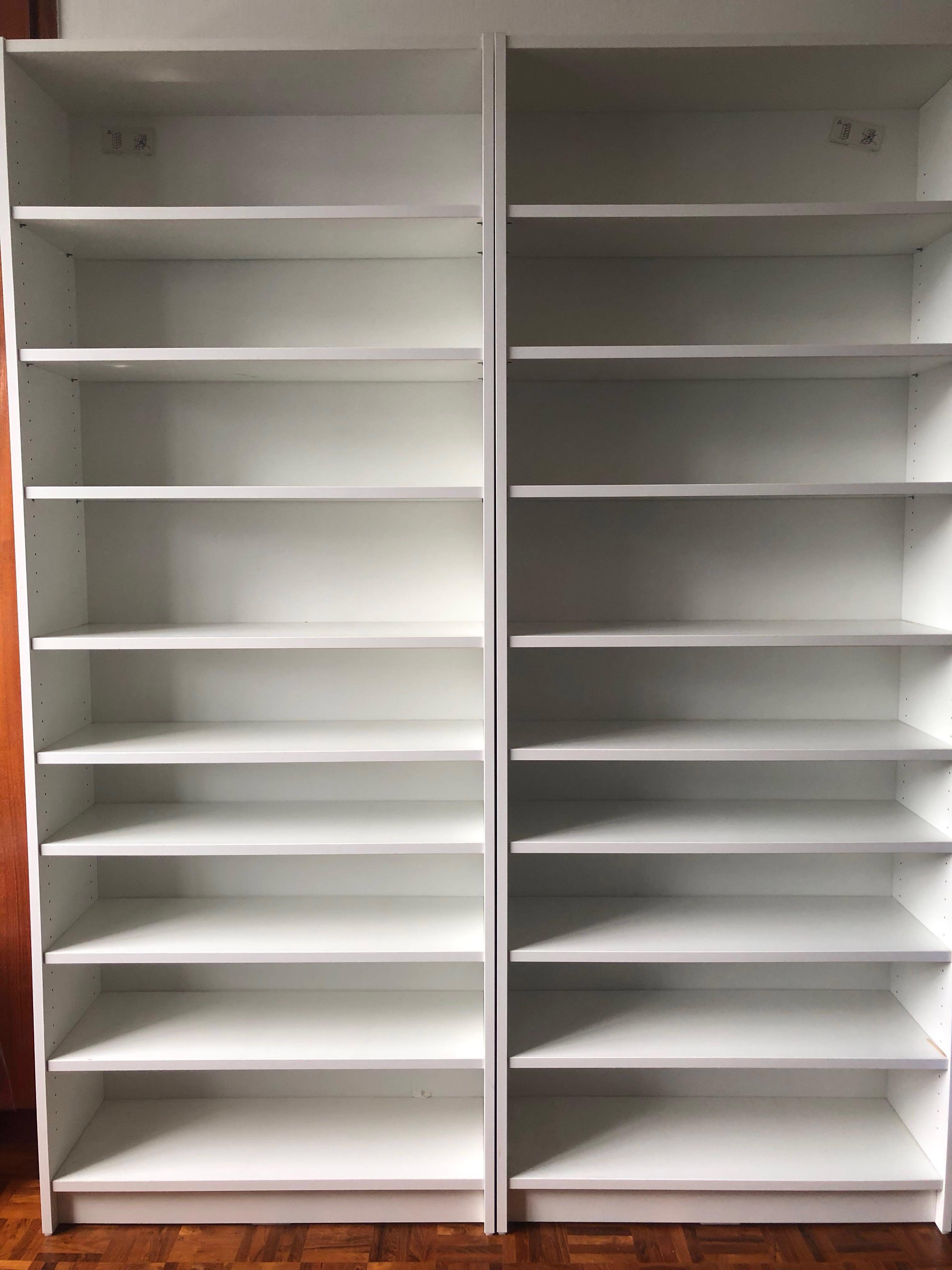 White IKEA Billy Bookcase/Shoes storage, Furniture & Home Living ...