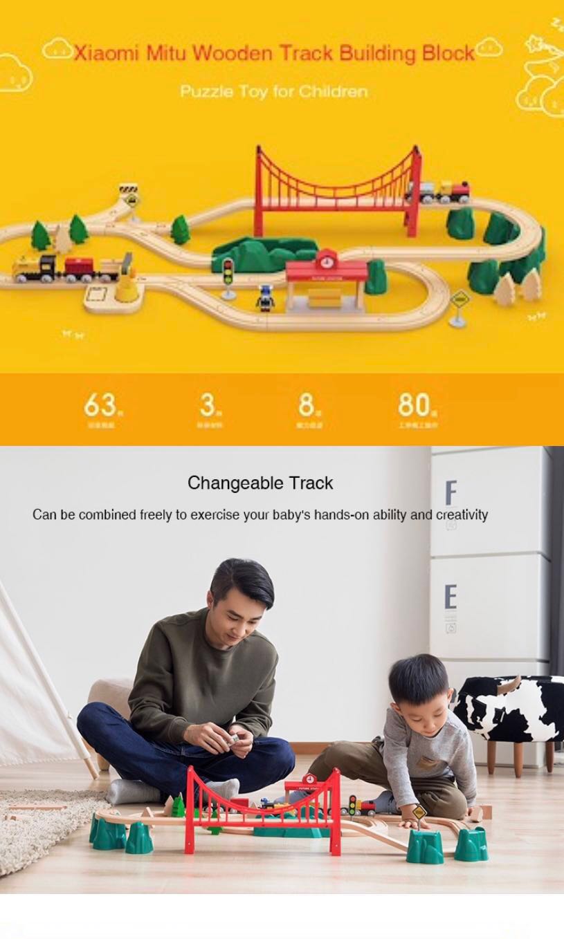 Xiao Mi Toy Train Set, Hobbies & Toys, Toys & Games on Carousell