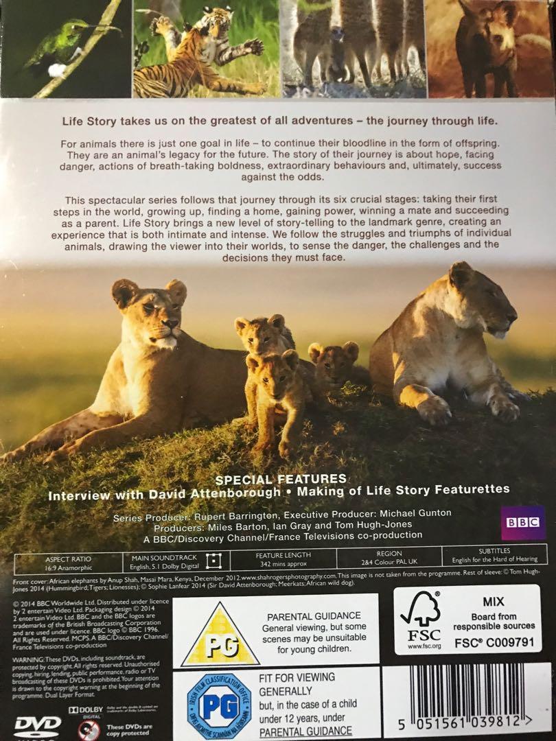 BBC earth : Life story (DVD), Hobbies & Toys, Music & Media, CDs & DVDs ...