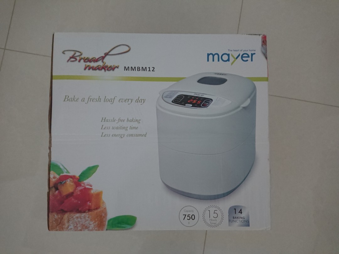 BNIB Mayer bread maker, TV & Home Appliances, Kitchen Appliances, Ovens ...