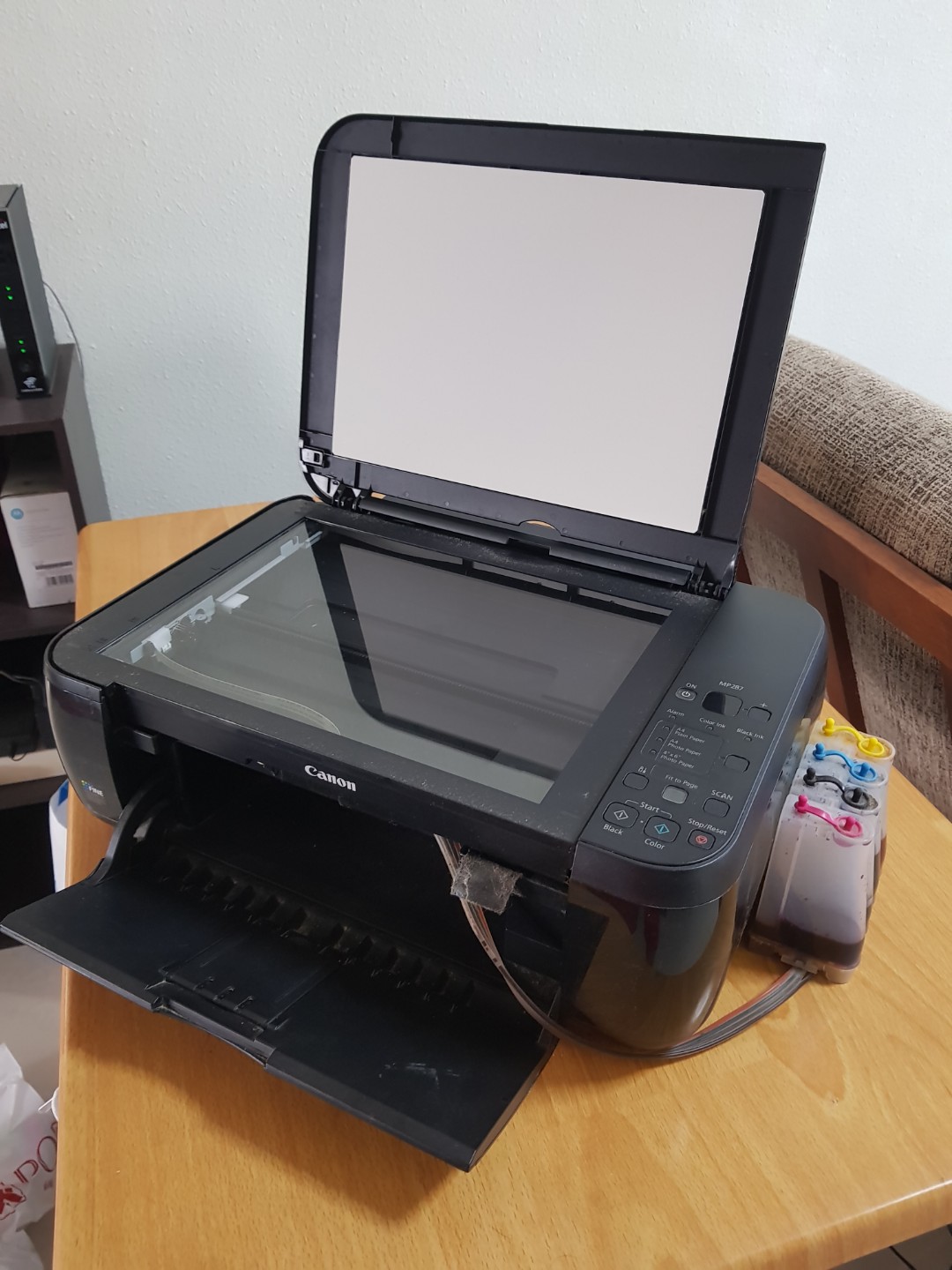 Canon Pixma MP287 (with extra modded Ink Tank), Computers & Tech ...