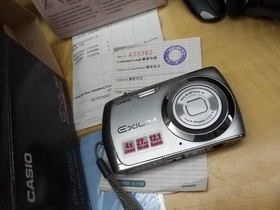 Casio相機 EX-Z350 有盒有單，工能正常，冇花冇崩！, 攝影器材, 相機 - Carousell