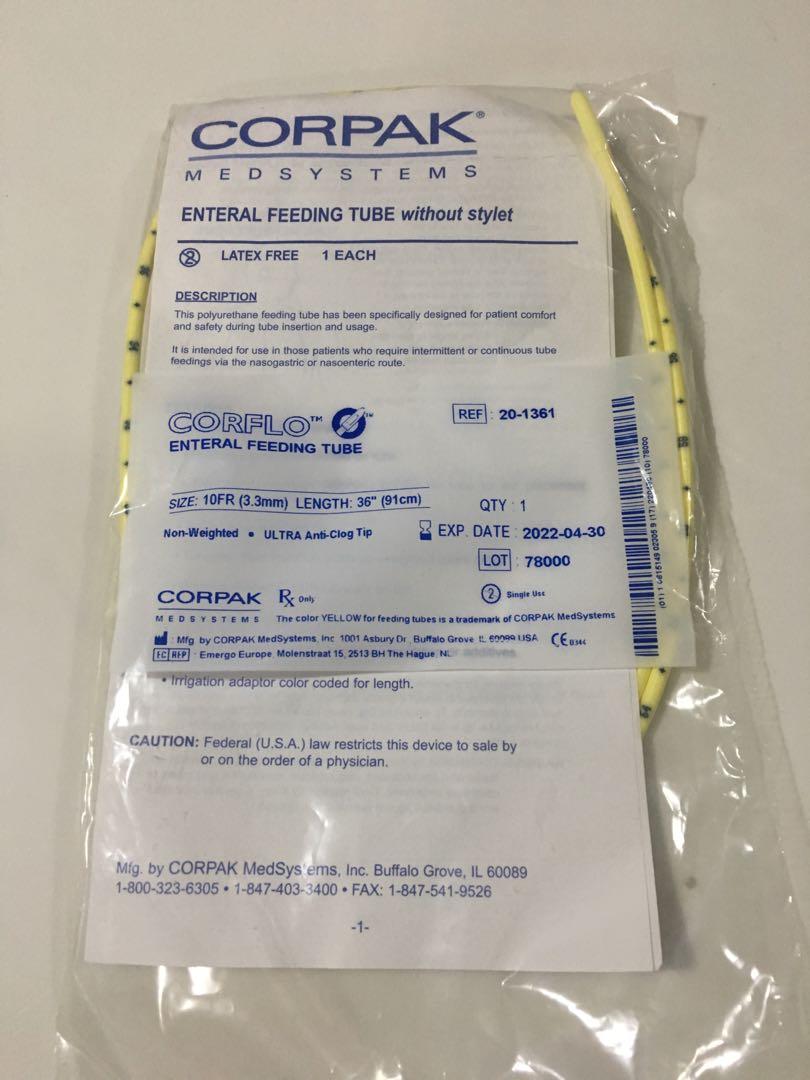 Corpak Corflo Enteral Feeding Tube without stylet, Assistive Devices ...