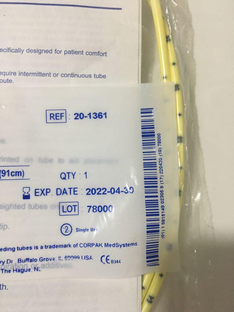 Corpak Corflo Enteral Feeding Tube without stylet, Assistive Devices ...