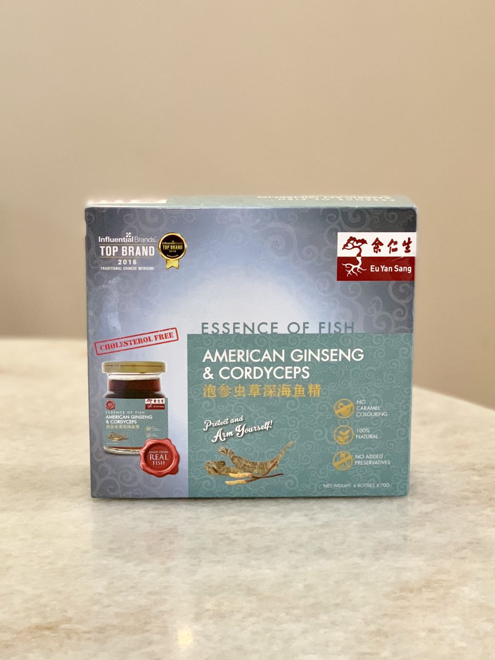 Eu Yan Sang Essence of Fish with American Ginseng & Cordyceps, Health ...