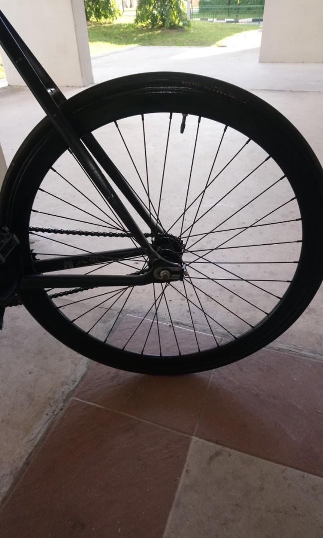 Fixie rear wheel, Sports Equipment, Bicycles & Parts, Bicycles on Carousell