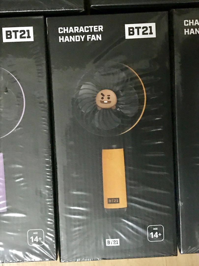 BT21 Portable Handy Fan (BTS LY World Tour Singapore), Entertainment, K ...