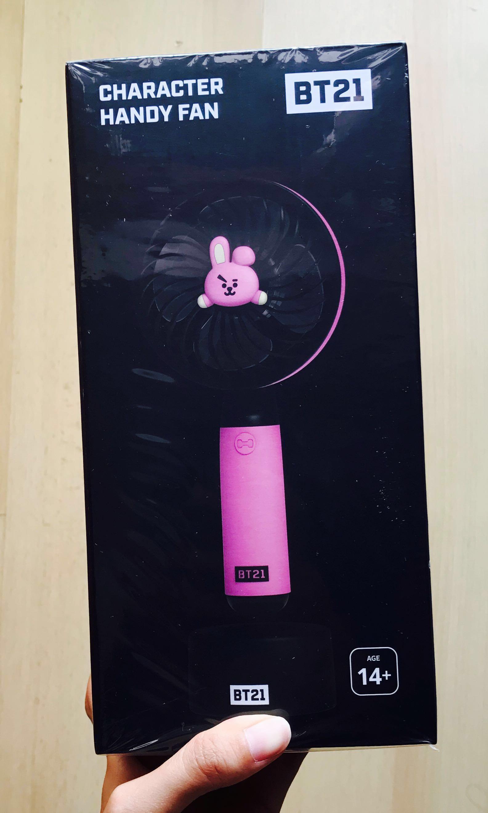 BT21 Portable Handy Fan (BTS LY World Tour Singapore), Entertainment, K ...
