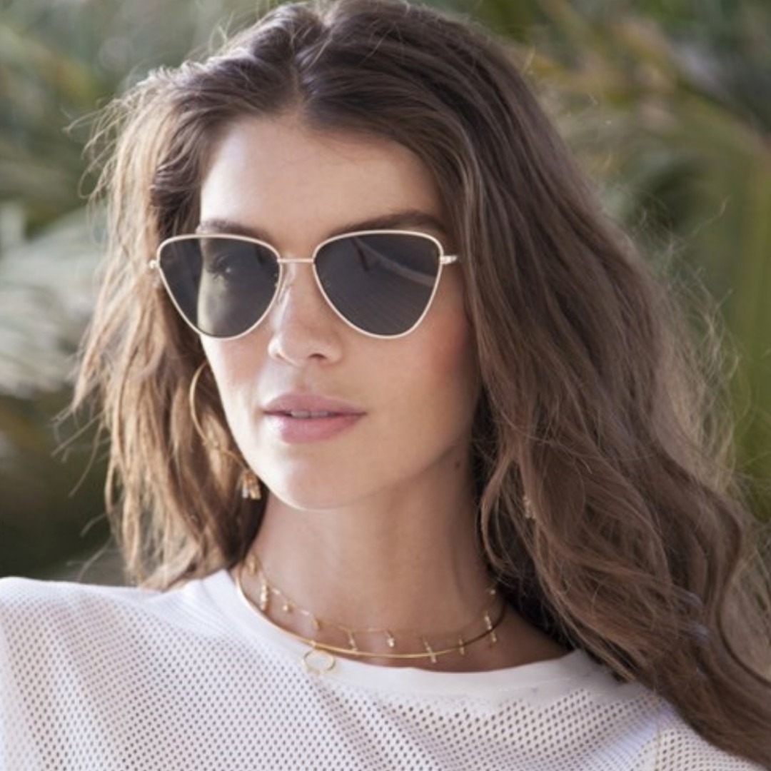 Inverted Triangle Shaped Cat Eye Sunglasses Womens Fashion Watches
