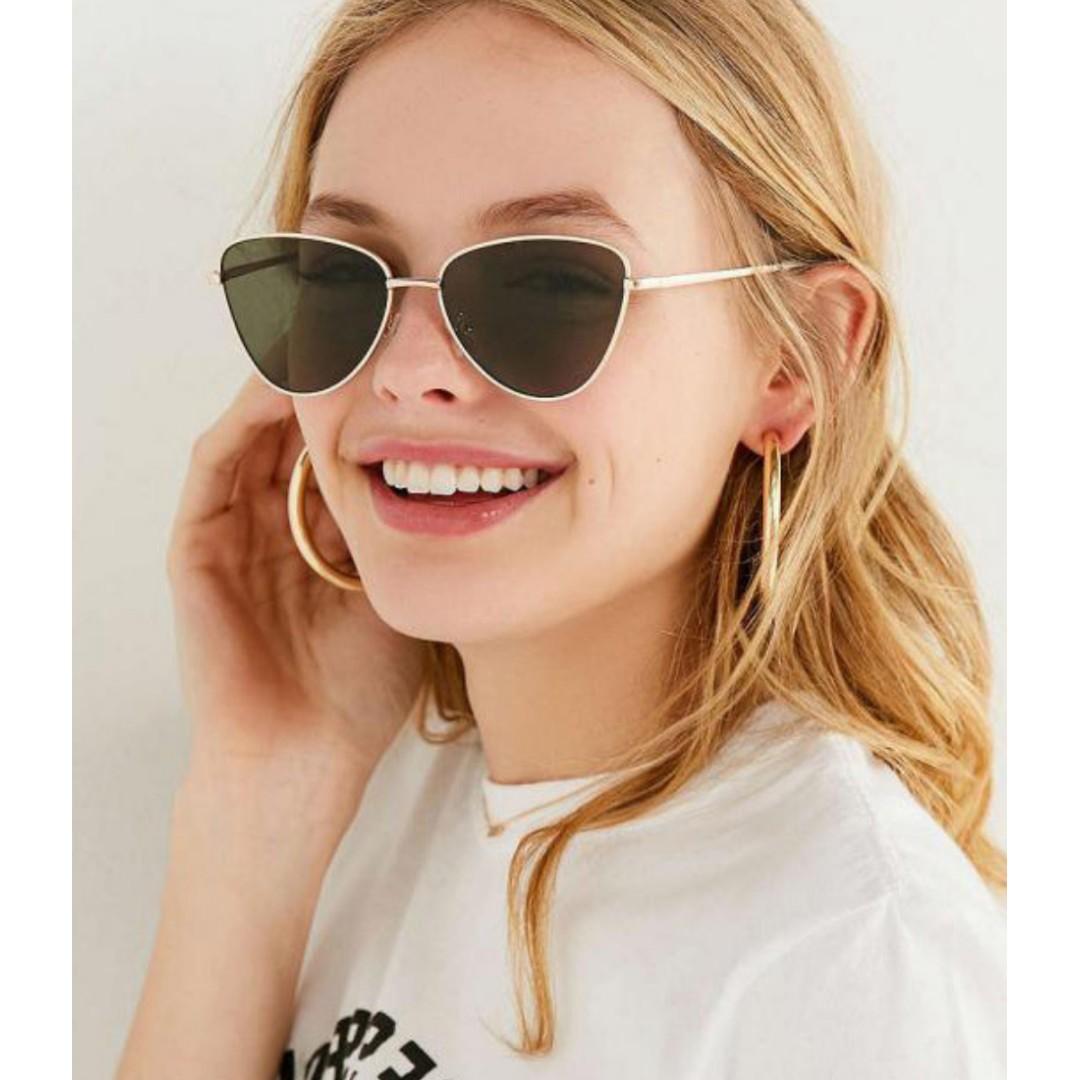 Inverted Triangle Shaped Cat Eye Sunglasses, Women's Fashion, Watches ...