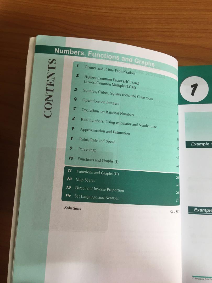 Lower Secondary Numbers Functions And Graphs Hobbies And Toys Books And Magazines Assessment