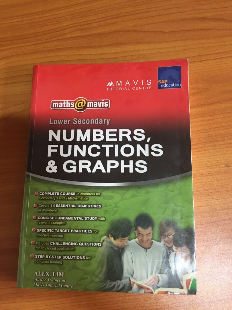 Lower Secondary Numbers Functions And Graphs Hobbies And Toys Books And Magazines Assessment
