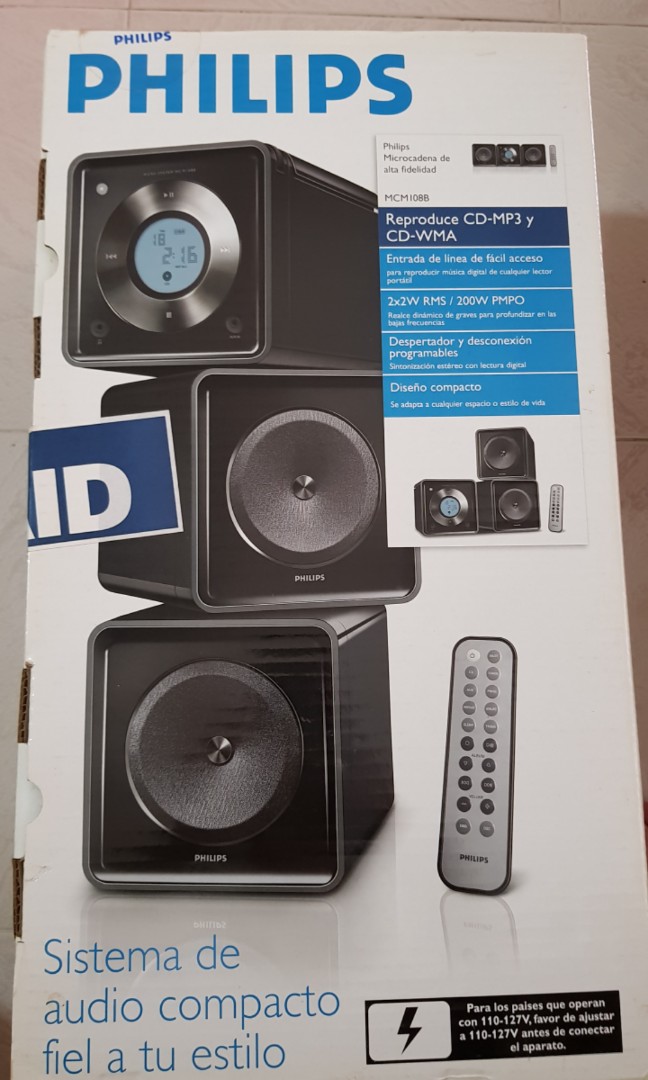 Philips Micro Hi-Fi System, Audio, Portable Audio Accessories on Carousell
