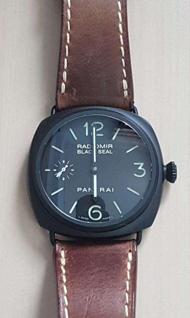 Rare!! Panerai black seal PAM 292, Luxury, Watches on Carousell