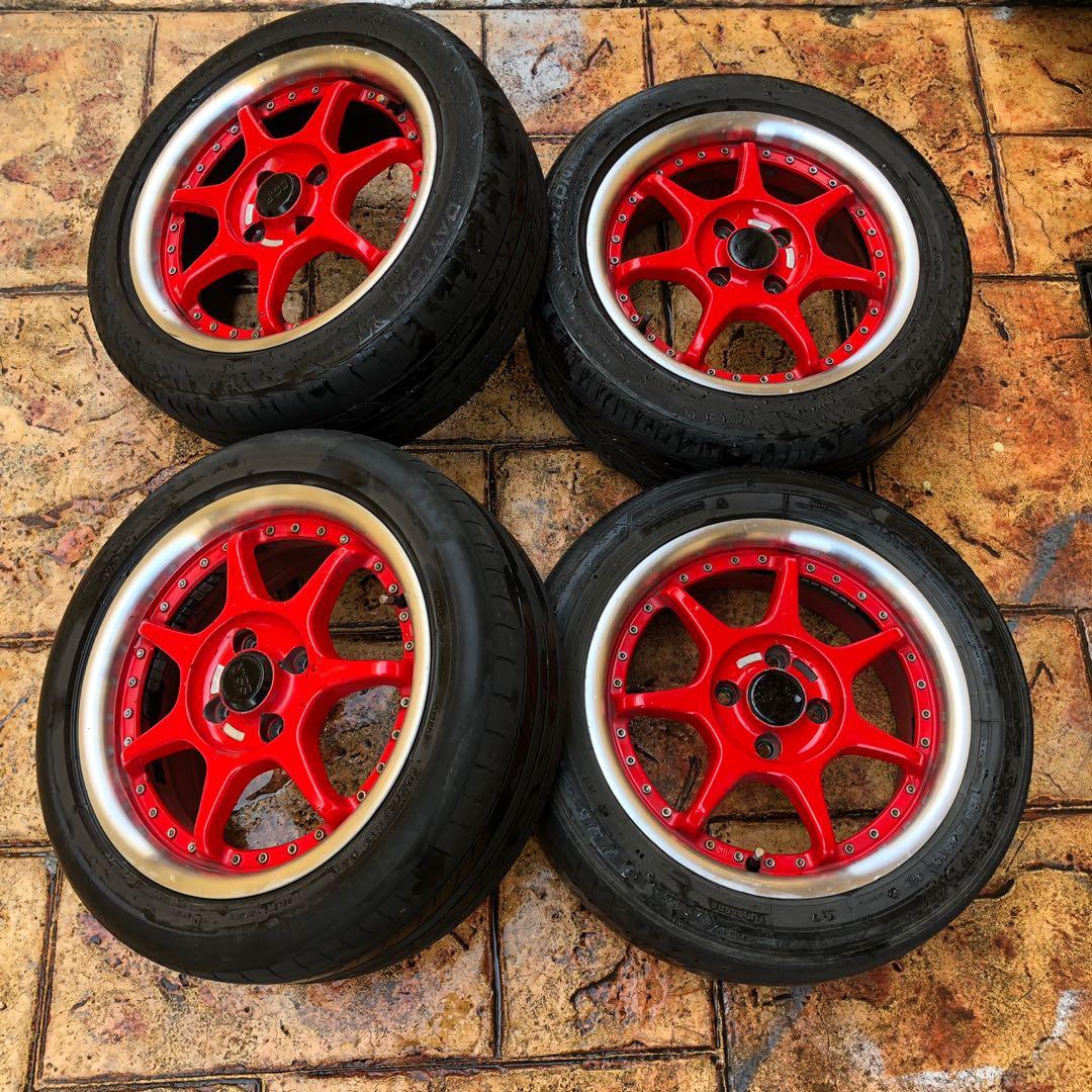 Rim enkei rs 15, Auto Accessories on Carousell