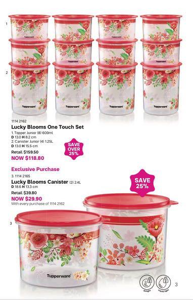 Tupperware CNY Gift Set - Complimentary Customisation, Furniture & Home ...