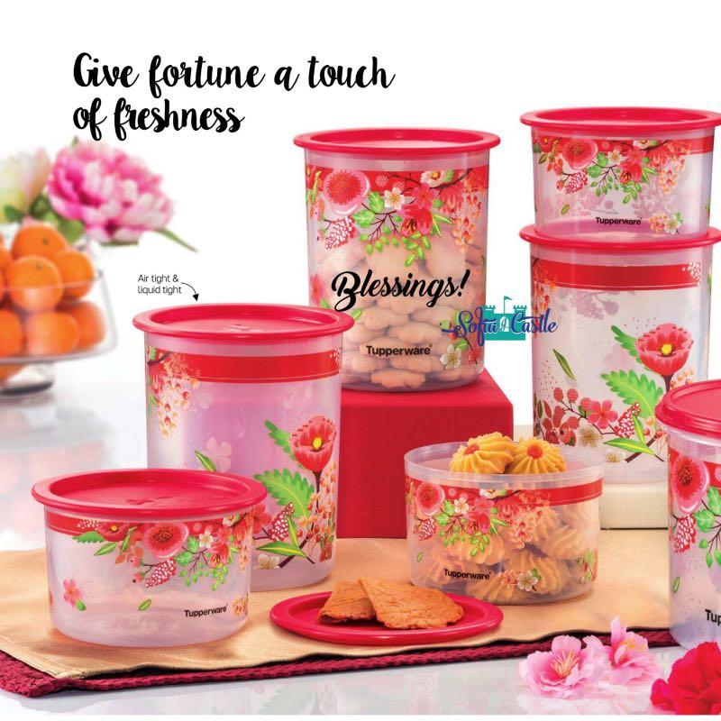 Tupperware CNY Gift Set - Complimentary Customisation, Furniture & Home ...