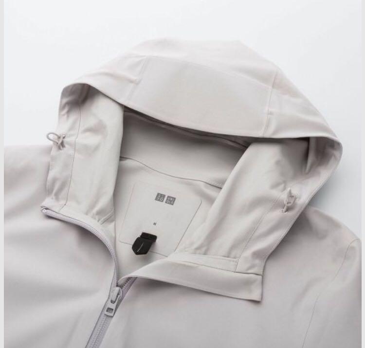 Uniqlo Japan Japanese Women Blocktech Block Tech Windproof Park Silver ...