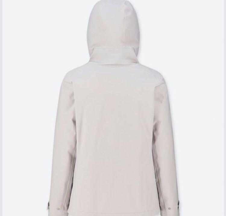 Uniqlo Japan Japanese Women Blocktech Block Tech Windproof Park Silver ...