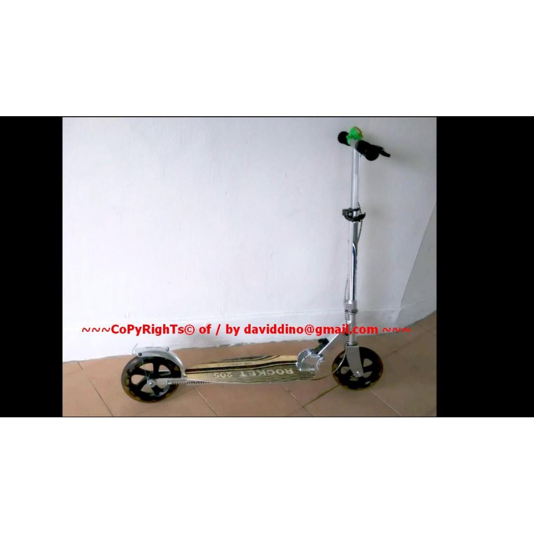 ~~~VeRy FasT BiG WHeeLs ALuMiNIum FoLDaBLe KicK ScooTer $78 ~~~, Sports ...