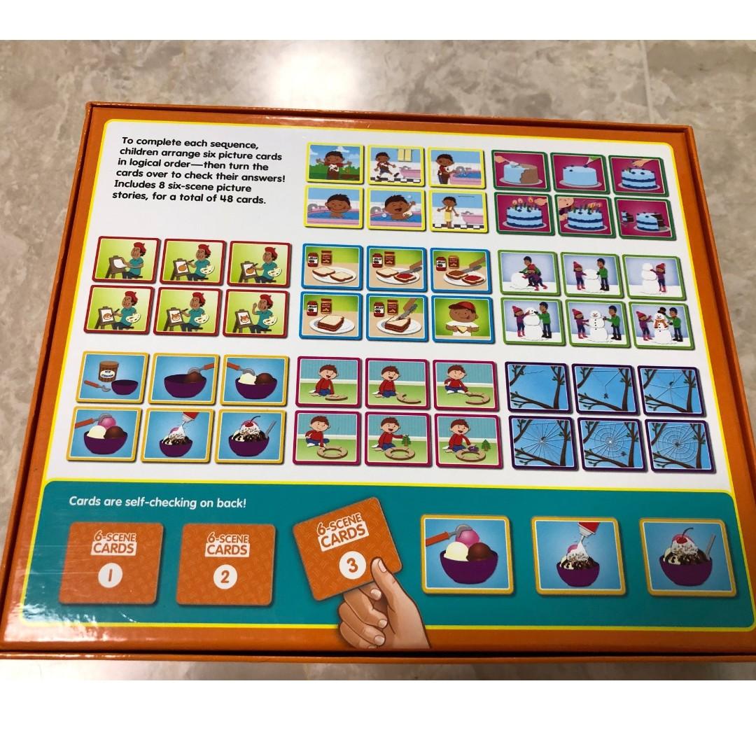 6-scene sequencing cards (Lakeshore), Hobbies & Toys, Toys & Games on ...