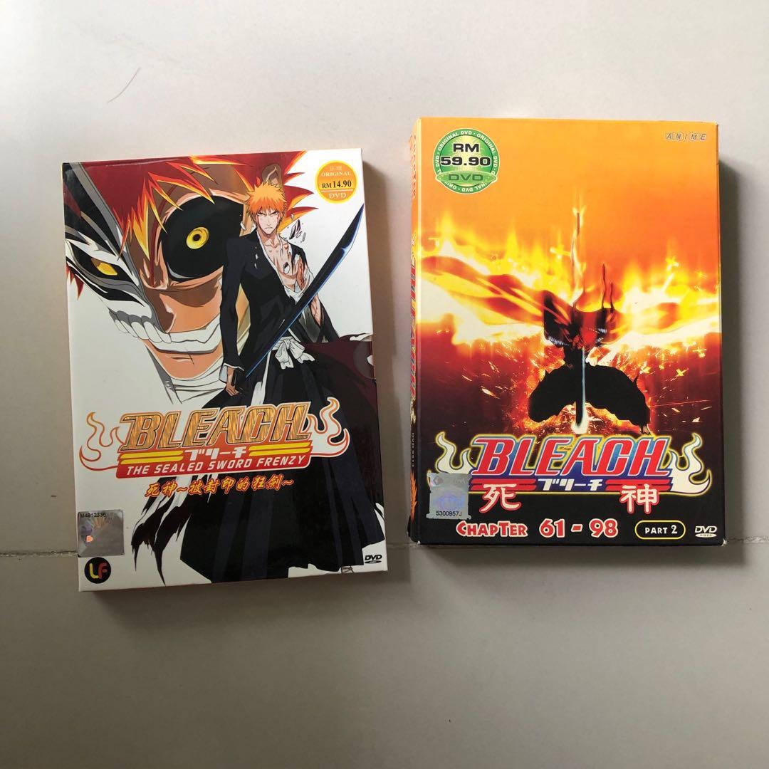 Anime DVD - Bleach, Hobbies & Toys, Music & Media, CDs & DVDs on Carousell