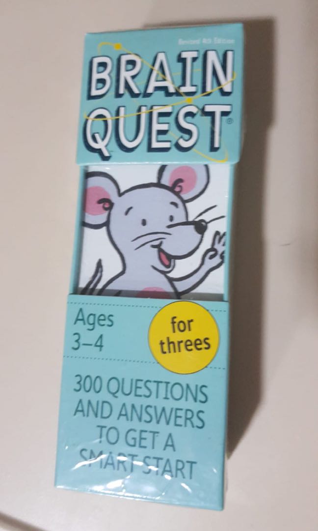 Brain Quest 3-4years old, Babies & Kids, Nursing & Feeding, Weaning ...