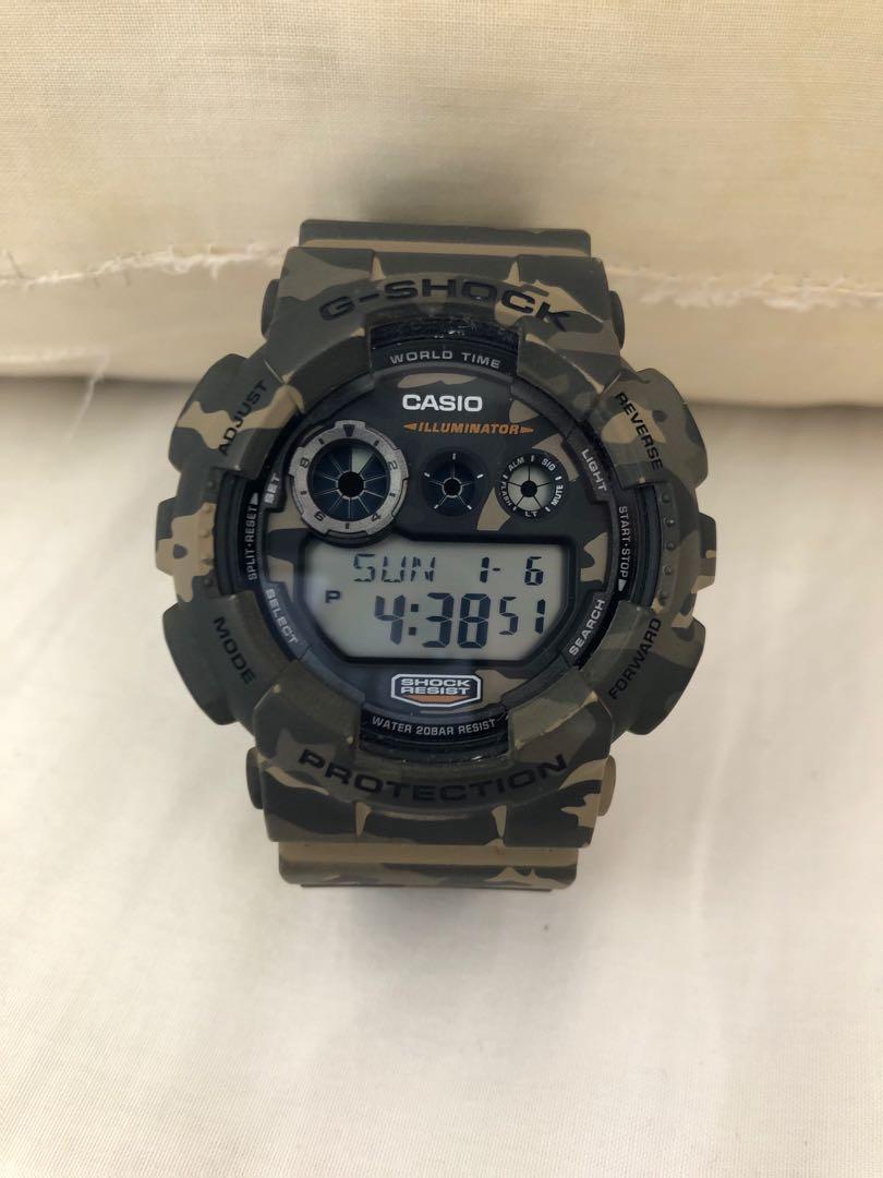 Casio G-shock camo watch, Men's Fashion, Watches & Accessories, Watches ...