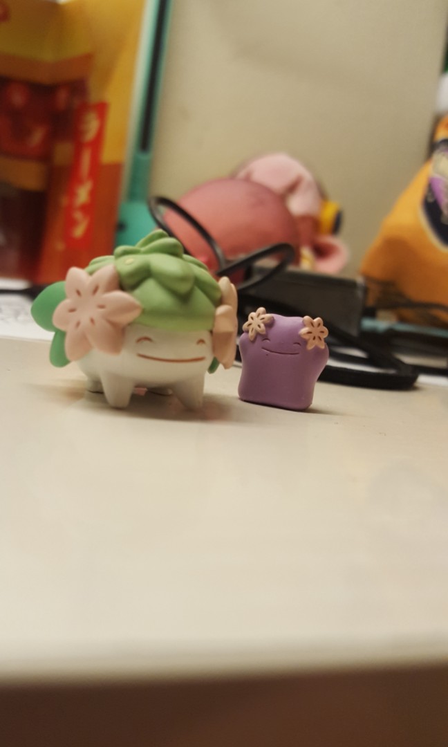 Ditto gacha series ditto and shaymin pokemon figures, Entertainment, J ...
