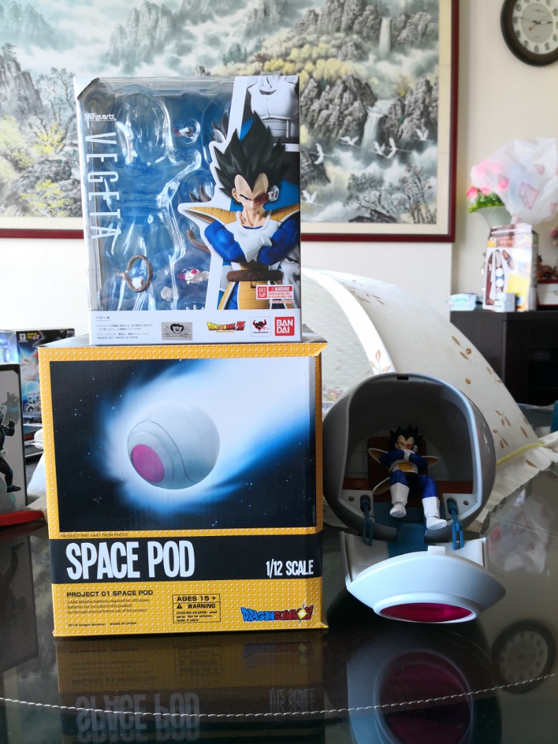 Dragon Ball: SHF Scouter Vegeta + Space Pod, Hobbies & Toys, Toys ...