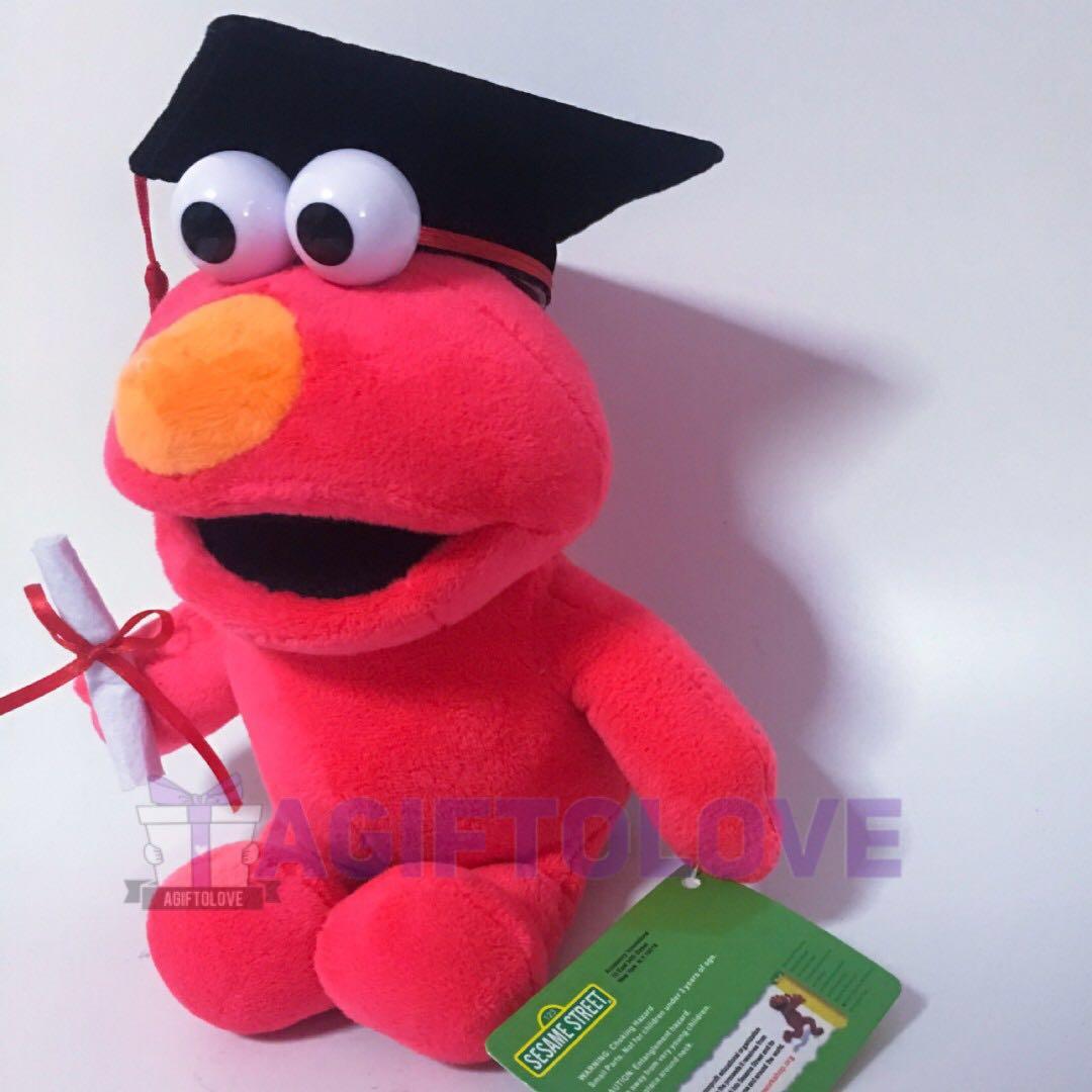 Elmo Graduation Plush Gift Set, Hobbies & Toys, Toys & Games on Carousell