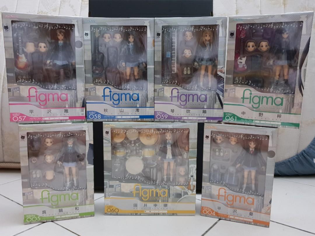 Figma K-ON! series Full set, Hobbies & Toys, Collectibles & Memorabilia ...