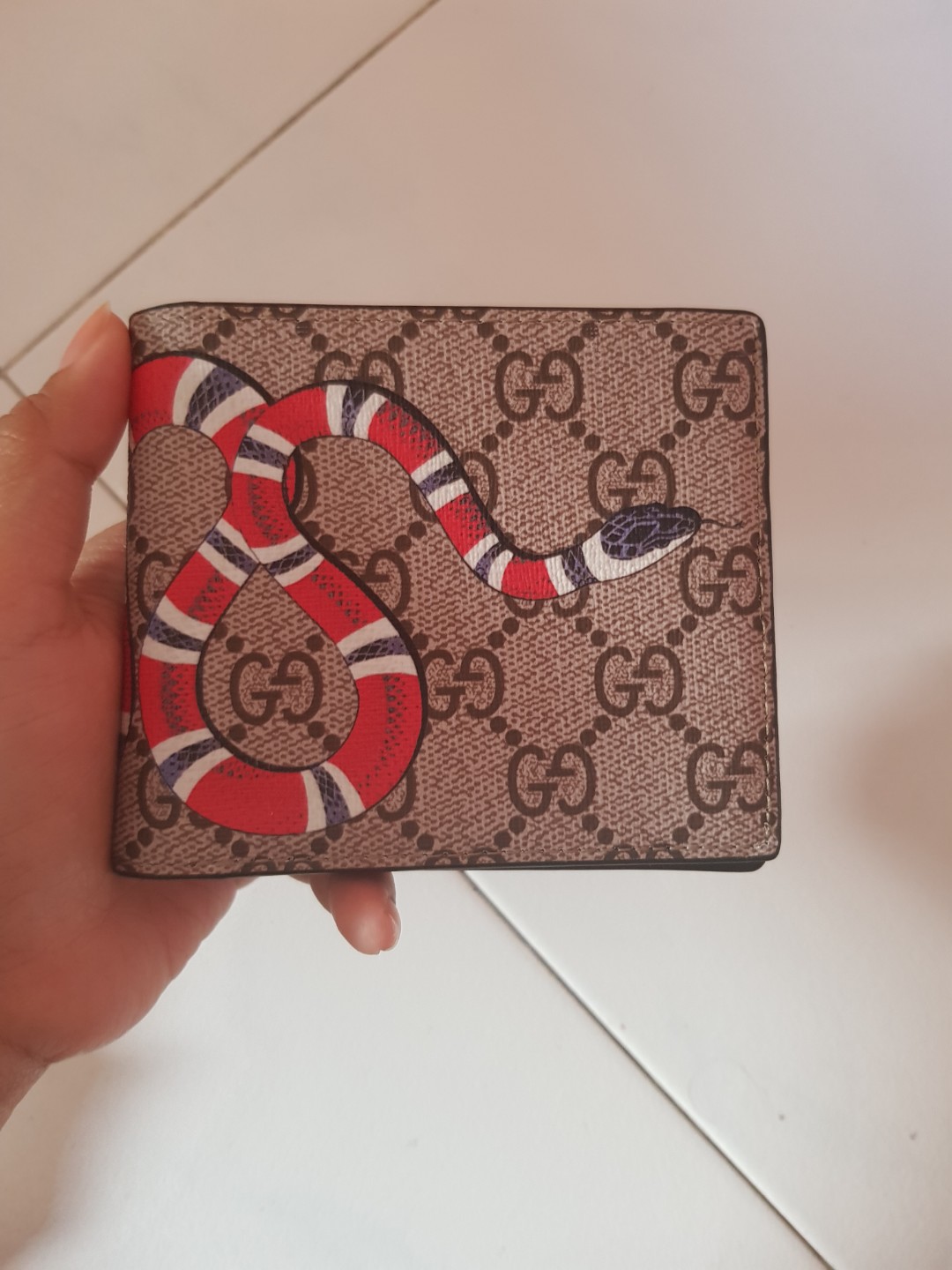Gucci Kingsnake wallet, Luxury, Bags & Wallets on Carousell