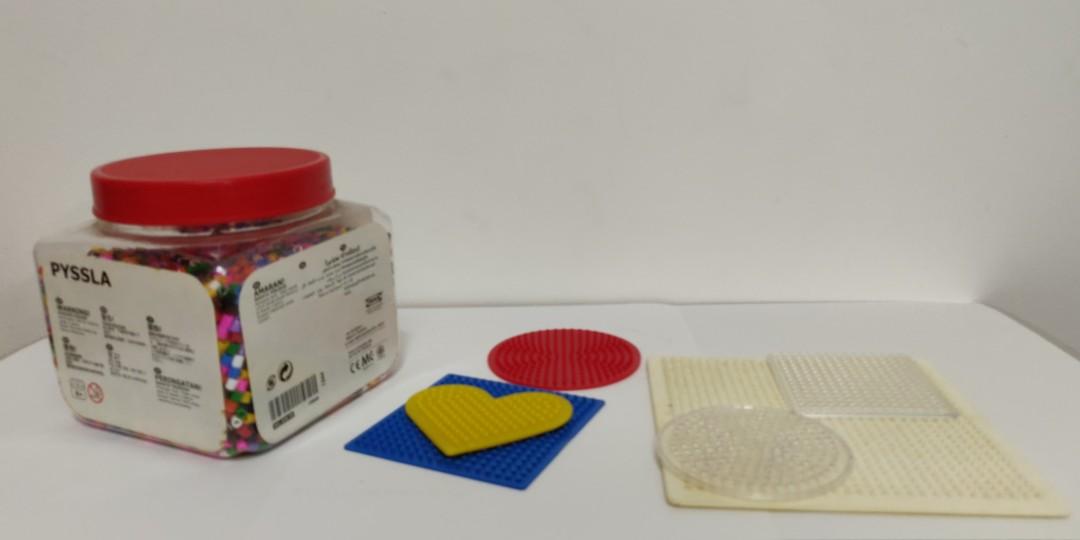 IKEA Pyssla beads and board, Furniture & Home Living, Home Improvement ...