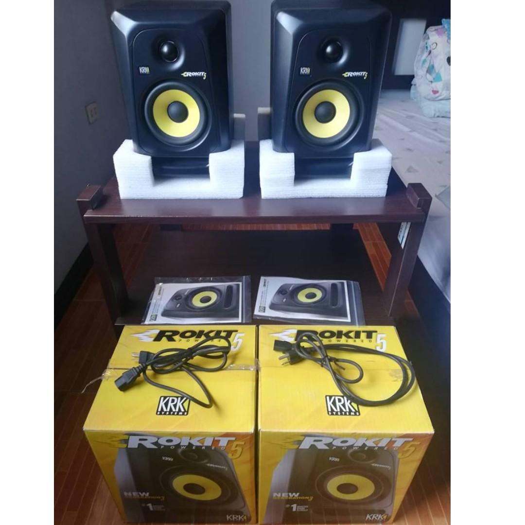 KRK Rokit 5 G3 Studio Monitor Speakers (Pair), Hobbies & Toys, Music ...