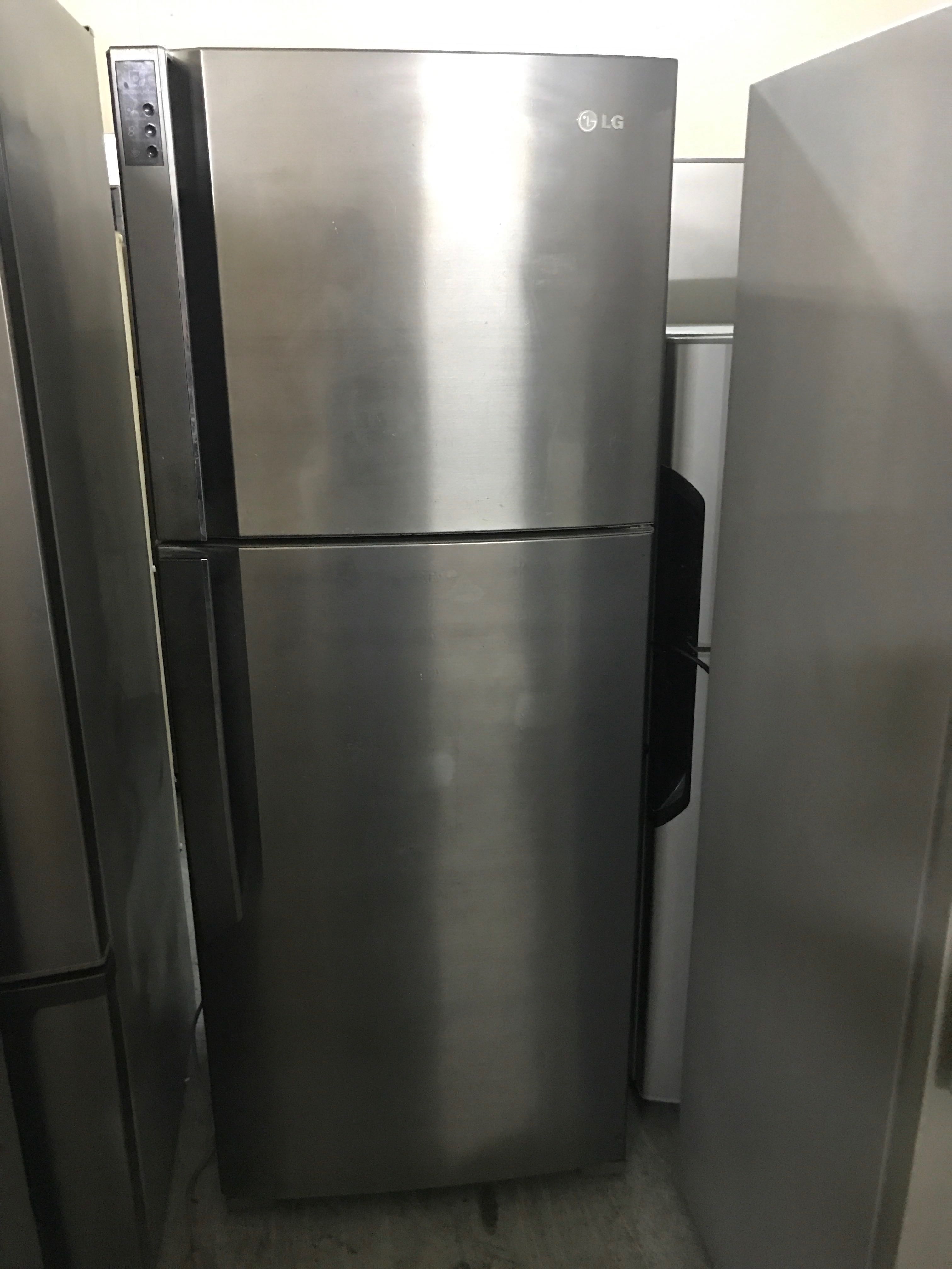 LG green Plasma 380l big 2 door fridge / refrigerator, TV & Home ...
