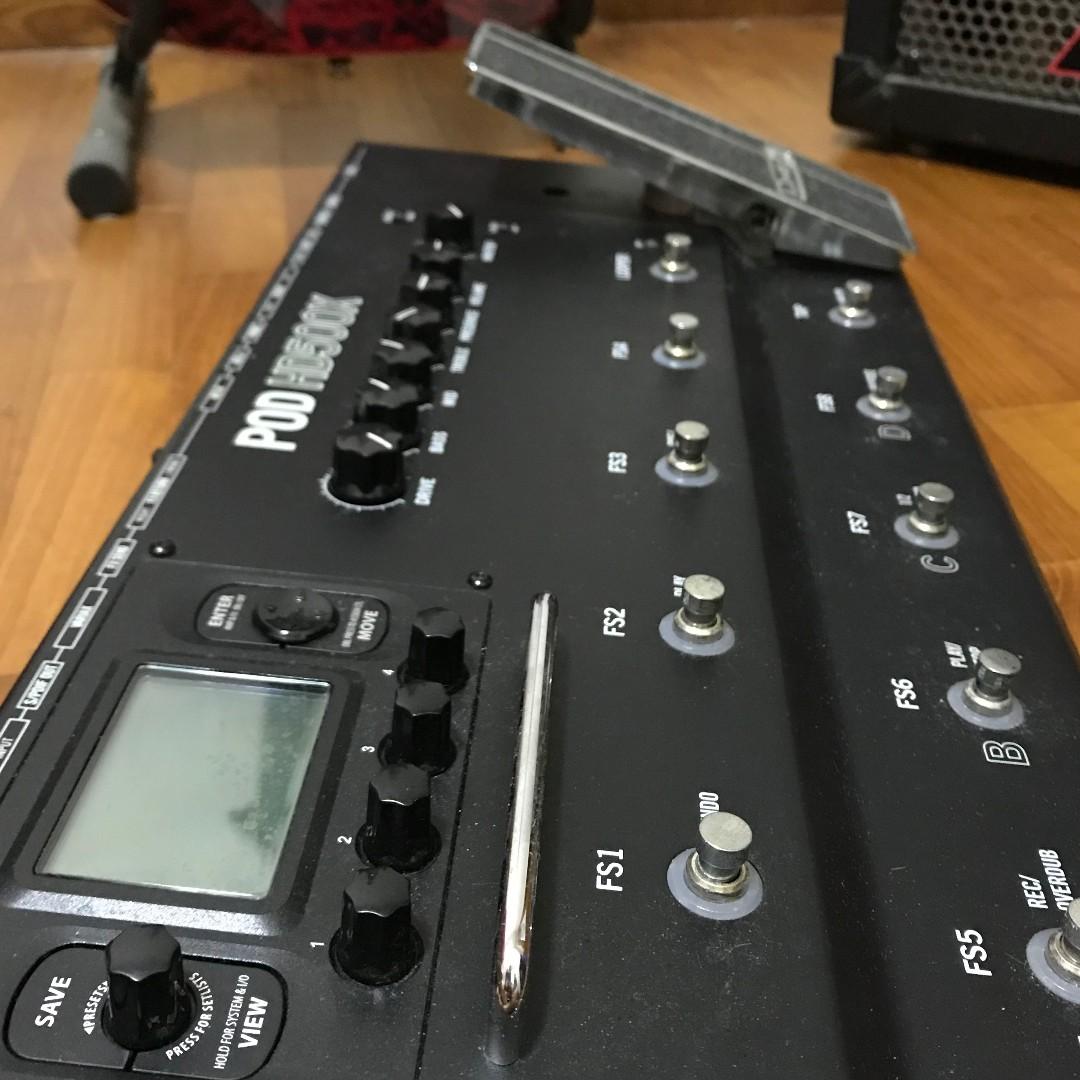Line 6 POD HD500X Guitar Multi Effects Modeler and Processor Pedal ...