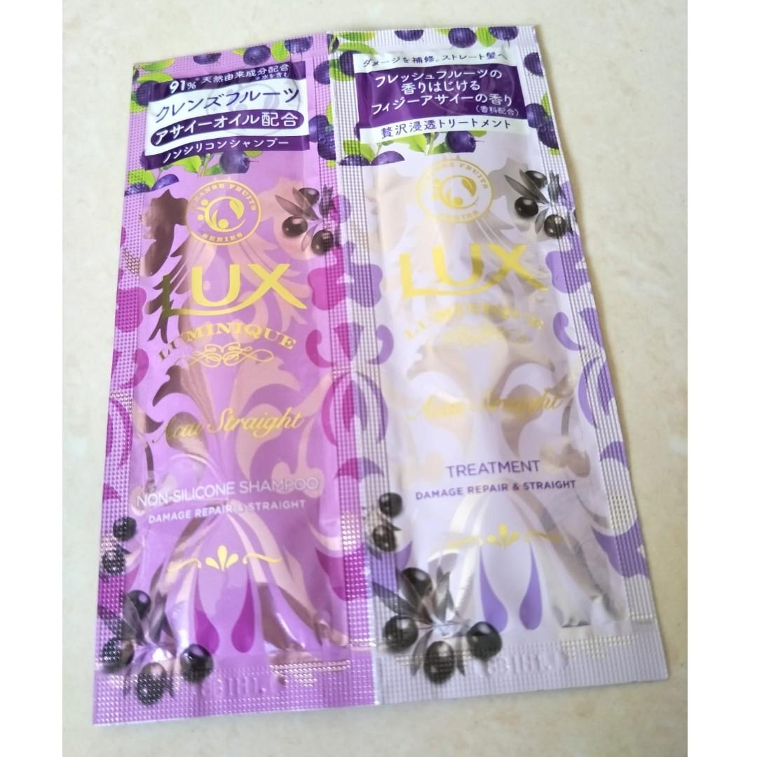 Lux luminique botanical acai pure shampoo treatment sample travel ...