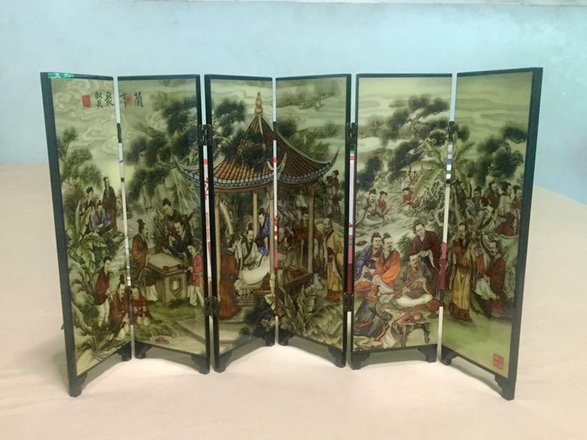 Miniature Ancient Chinese Screen from Taiwan, Furniture & Home Living ...