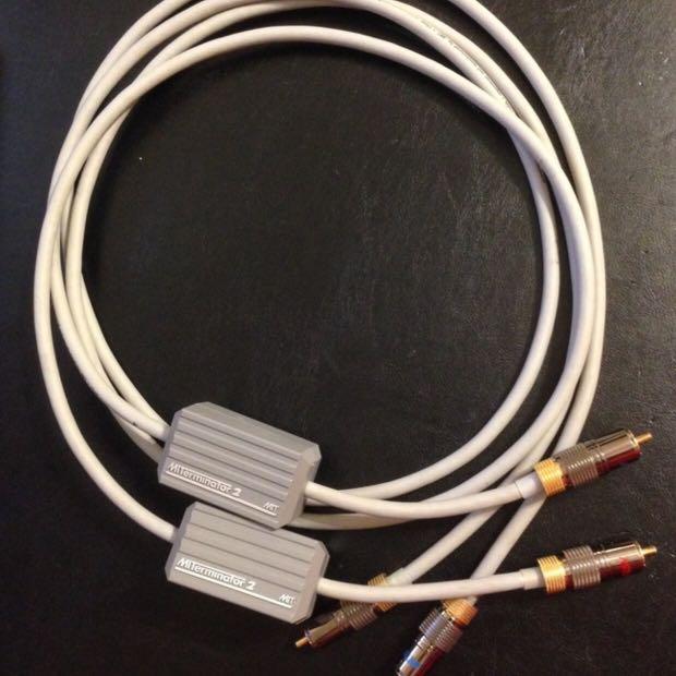 MIT Terminator 2 RCA Interconnect 1m Pair, Audio, Other Audio Equipment ...