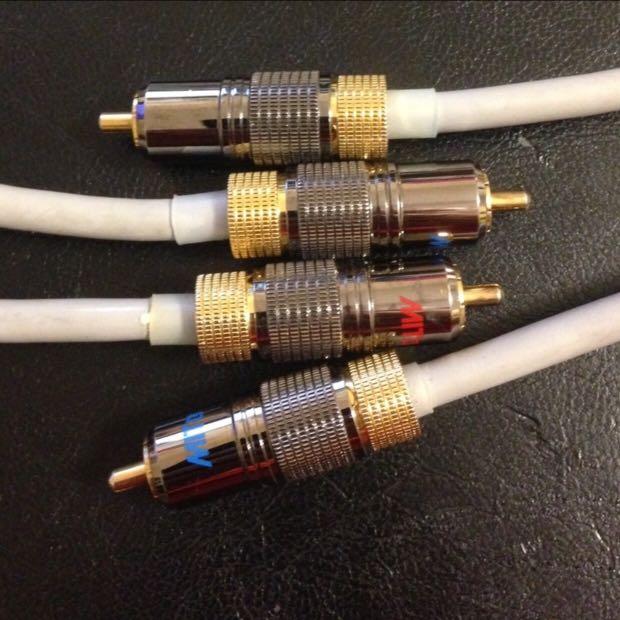 MIT Terminator 2 RCA Interconnect 1m Pair, Audio, Other Audio Equipment ...
