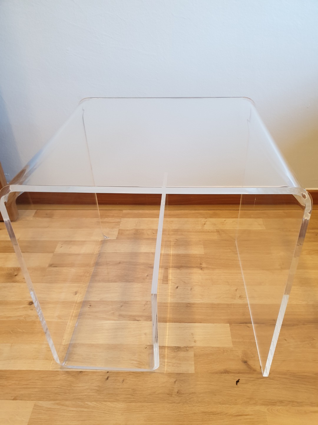Muji Acrylic Table, Furniture, Tables & Chairs on Carousell