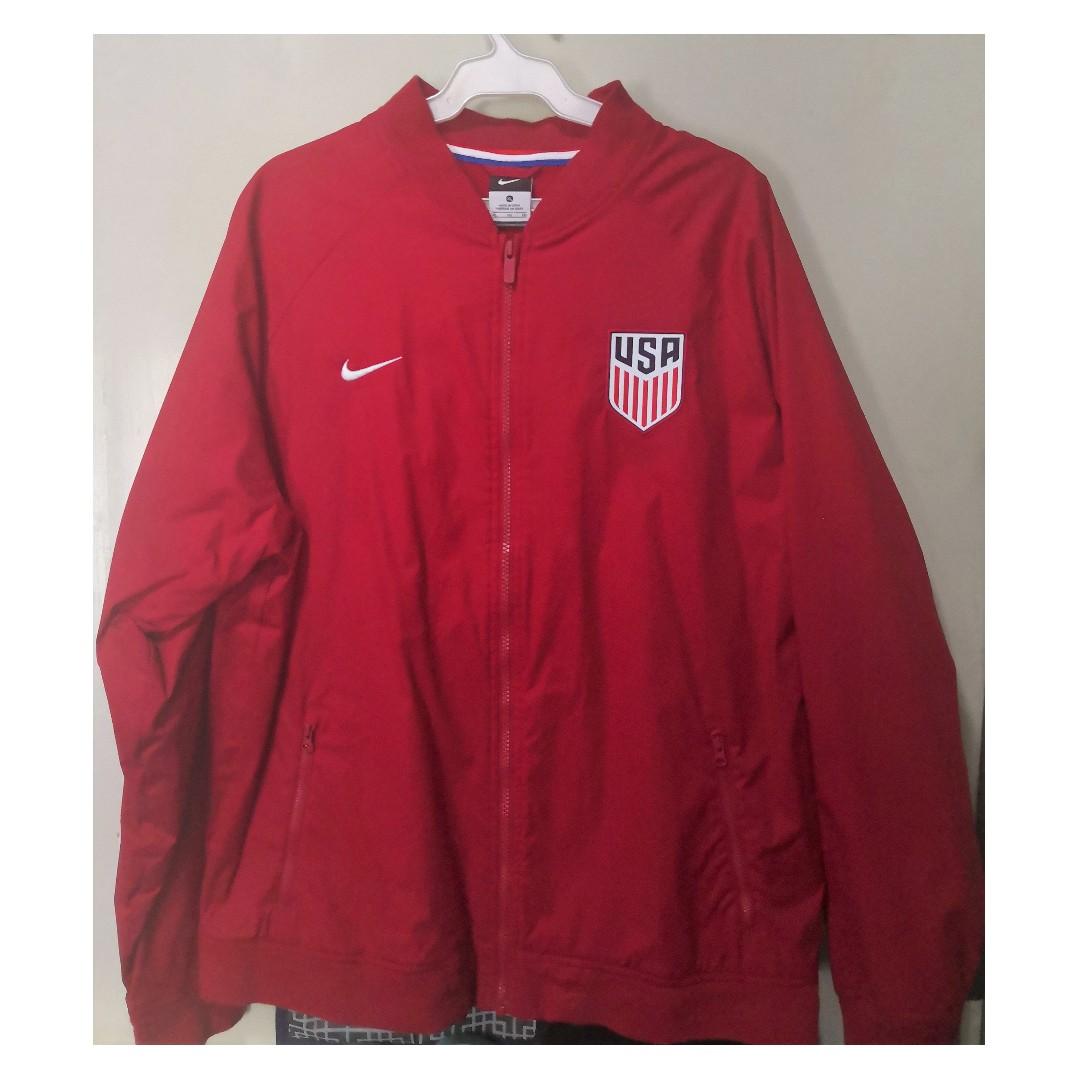 Nike Official Team USA Football Jacket, Men's Fashion, Coats, Jackets ...