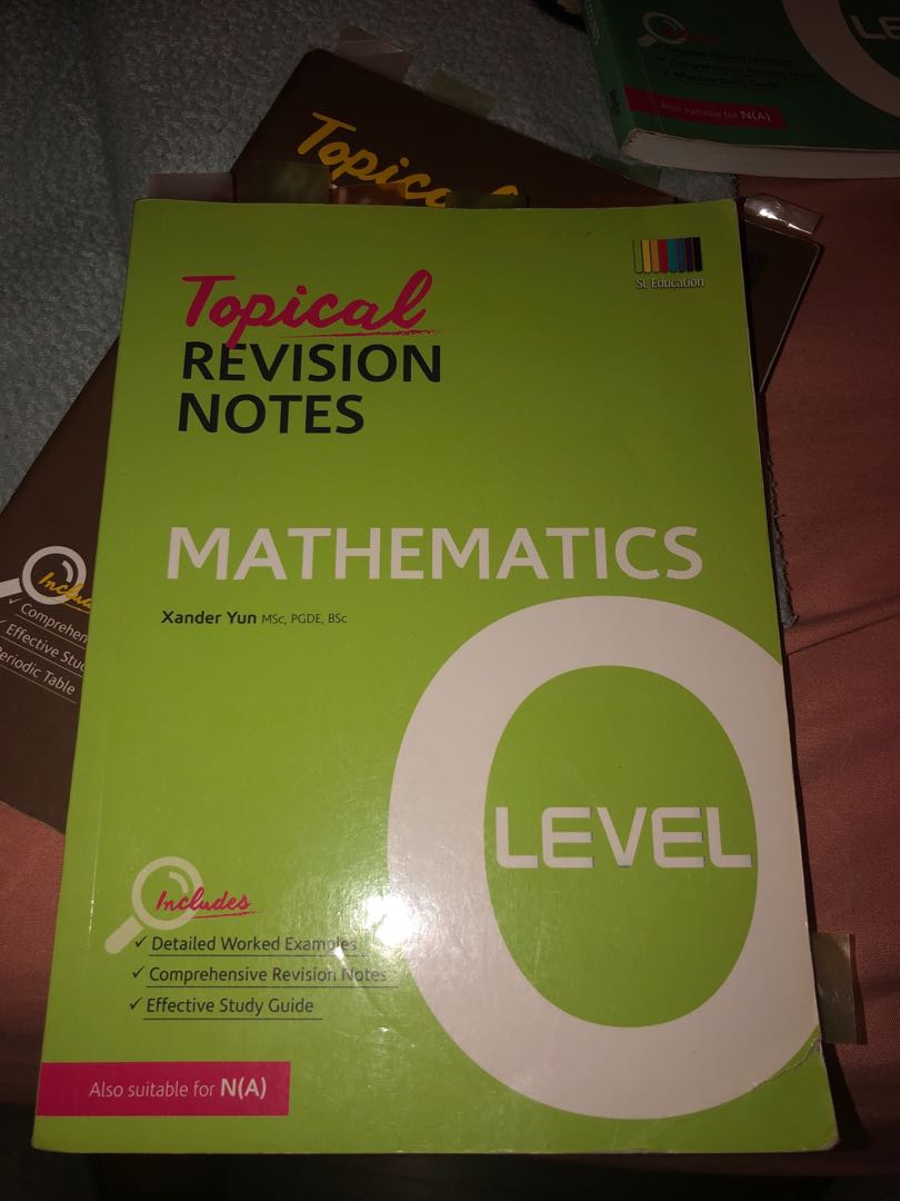O Level Topical Revision Notes, Hobbies & Toys, Books & Magazines ...
