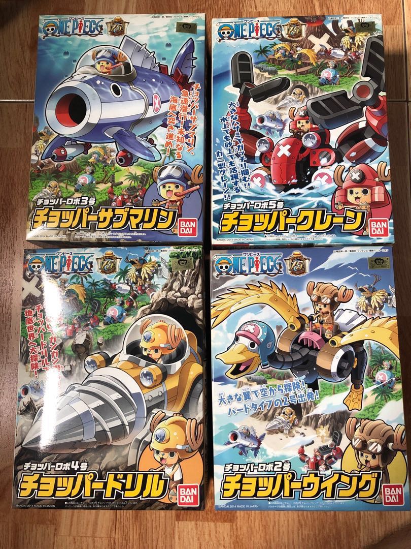 One piece- Chopper build up models no2 to no5, Hobbies & Toys, Toys ...