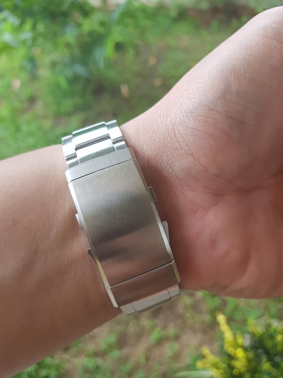 Orient Triton with Strapcode Wetsuit Ratchet Clasp, Luxury, Watches on ...