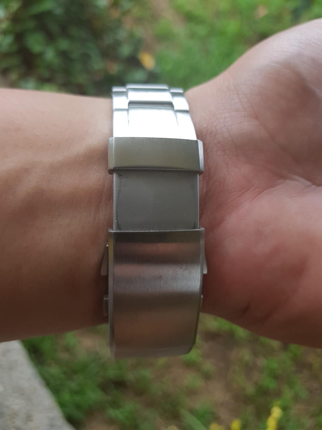 Orient Triton with Strapcode Wetsuit Ratchet Clasp, Luxury, Watches on ...