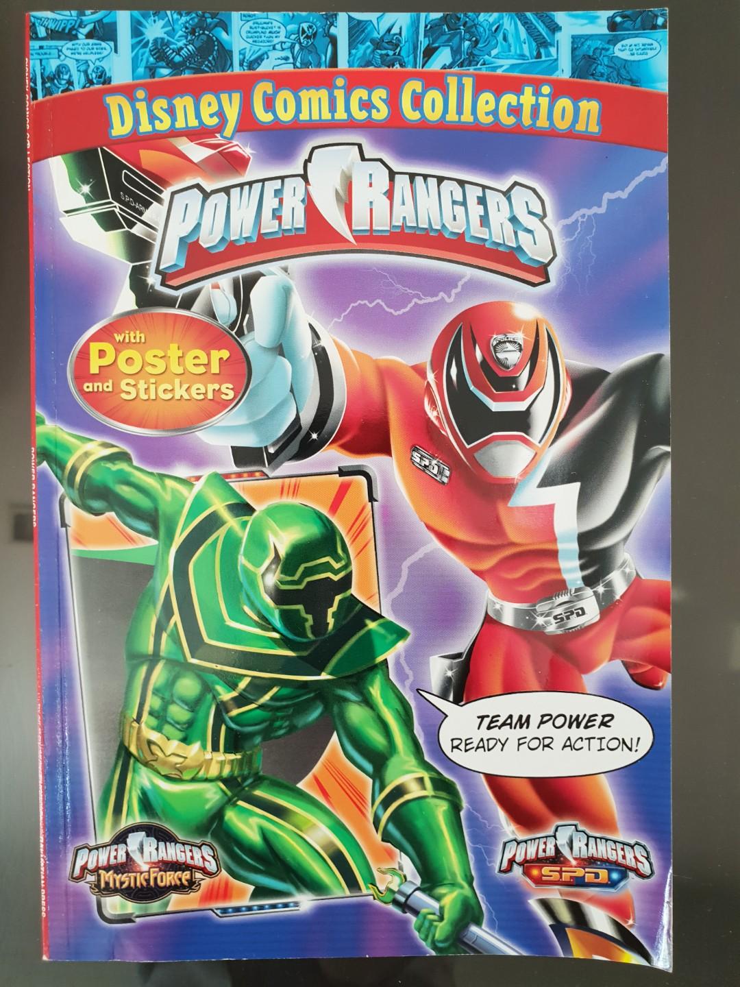Power Rangers Disney Comic Collection, Hobbies & Toys, Books ...