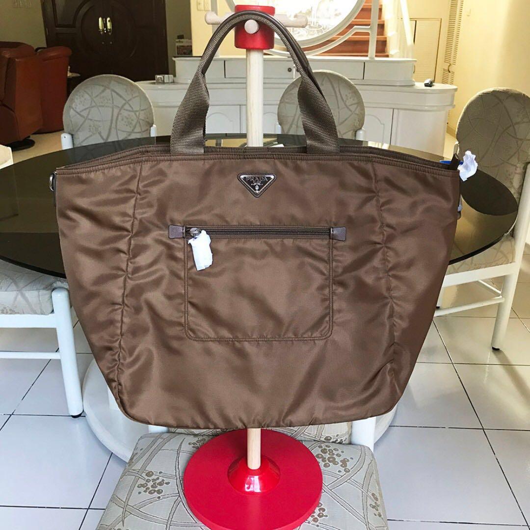 PRADA Large Tote Bag with Sling Corinto Prada Diaper Bag Prada BR4376 ...